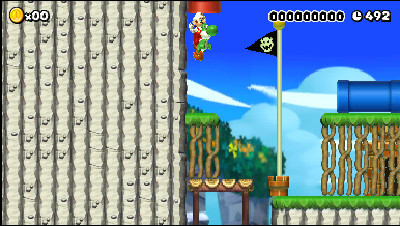 NSMBU Beach Theme Mod for Super Mario Maker for Nintendo 3DS | SMM3DS Mods