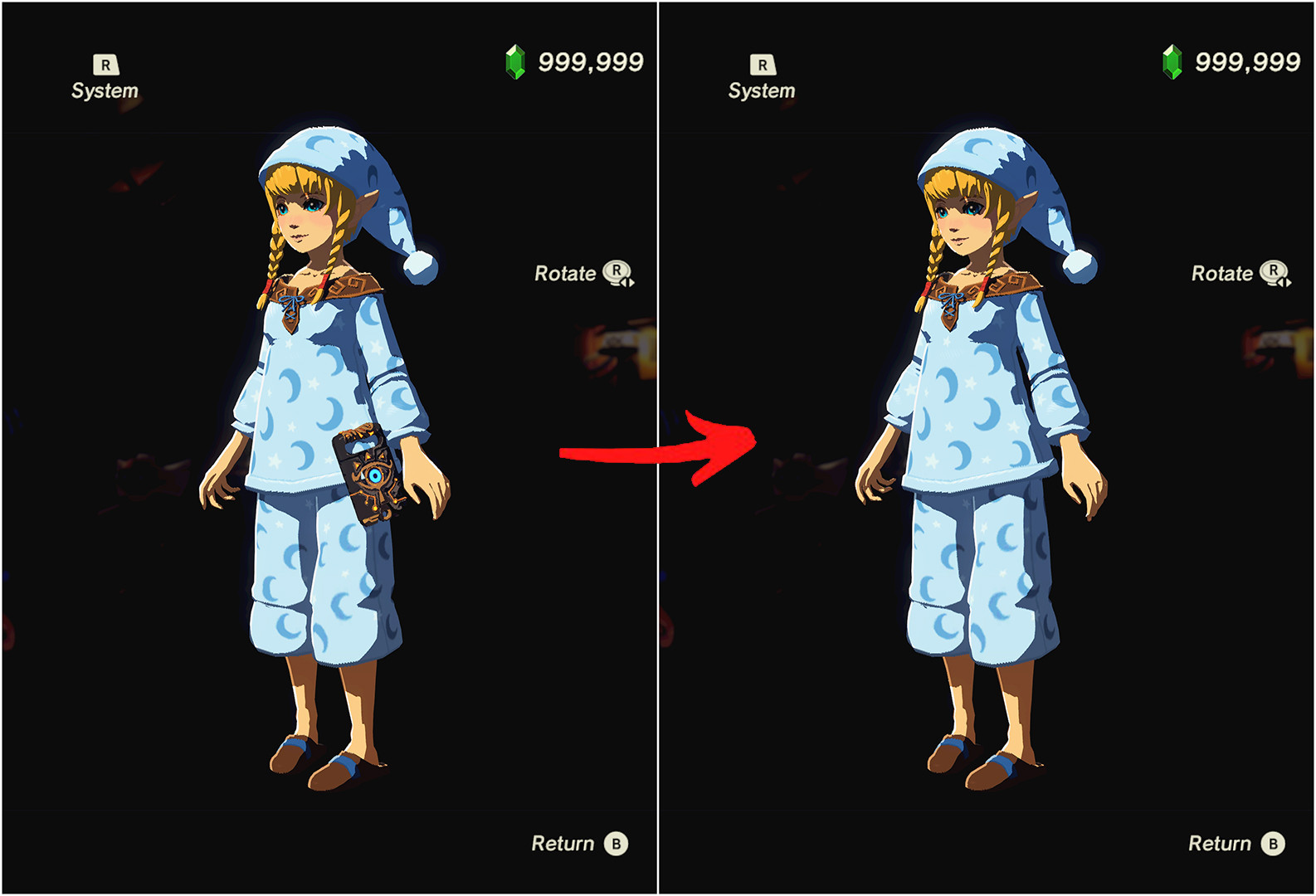 Improved Invisible Sheikah Slate Mod for The Legend of Zelda: Breath of ...