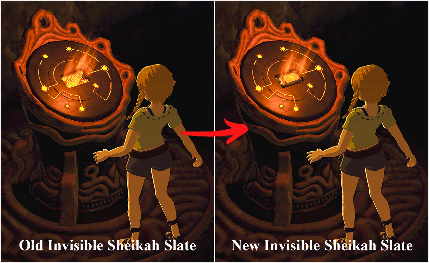 Improved Invisible Sheikah Slate Mod for The Legend of Zelda: Breath of ...