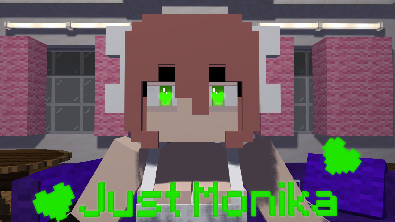 DDLC Epiphany Minecraft Skin Mod Mod for Friday Night Funkin' | FNF Mods