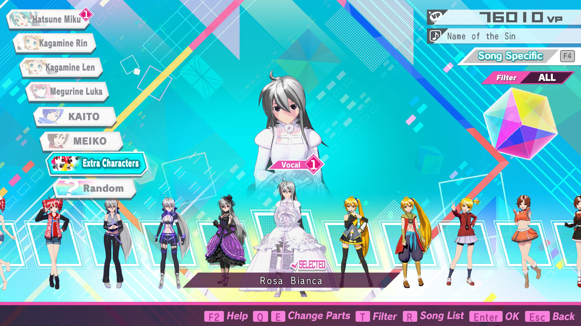 Rosa Bianca Haku Mod for Hatsune Miku: Project DIVA Mega Mix+ ...
