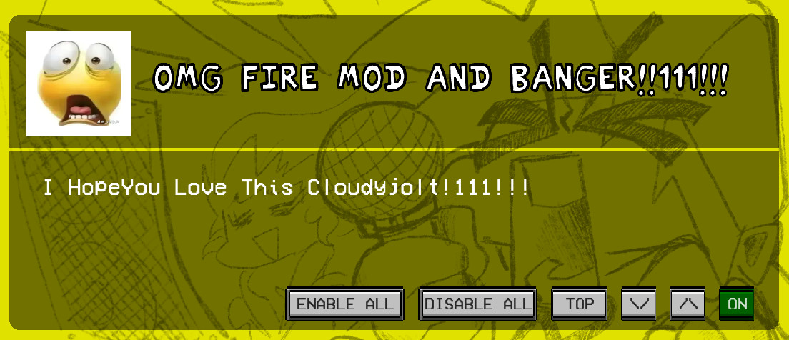 OMG (OneShot Fire Banger Mod!1!!11!!) Mod for Friday Night Funkin ...