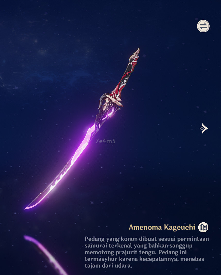 Amenoma Kageuchi as Domain of Sanction HI3 Mod for Genshin Impact | GI Mods