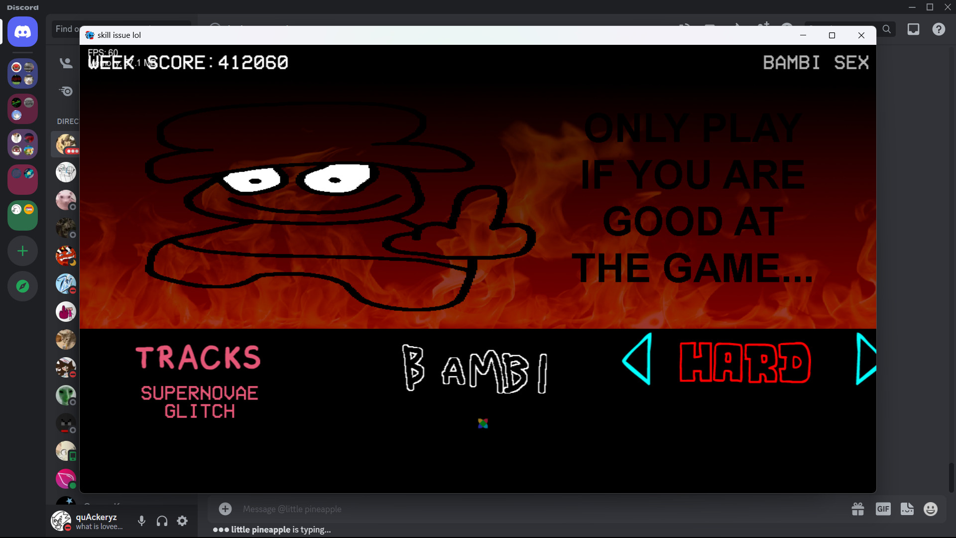 Friday Night Funkin': skill issue Mod for Friday Night Funkin' | FNF Mods