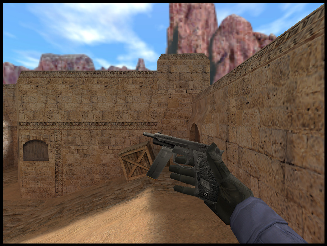 CS:GO/CS2 Low Poly CZ-75 Auto for CS1.6 Mod for Counter-Strike 1.6 | CS1.6 Mods