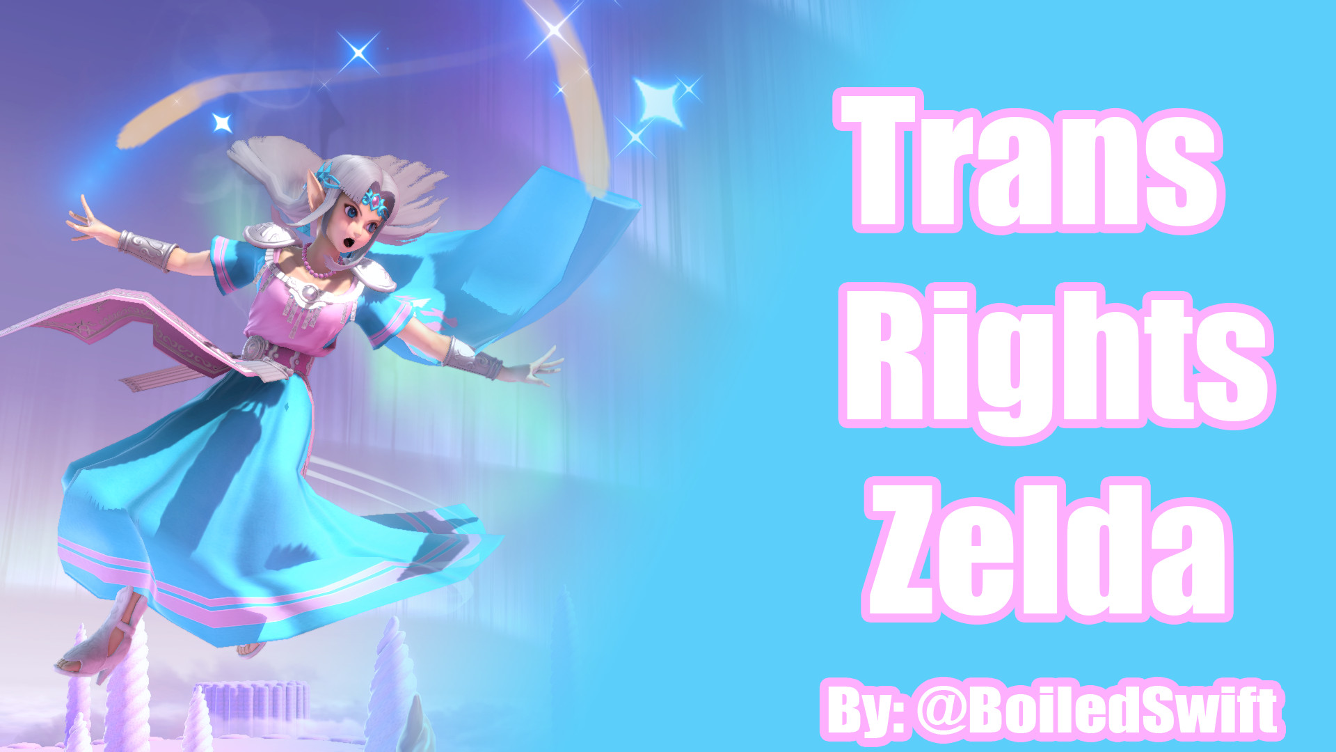 Trans Rights Zelda Mod for Super Smash Bros. Ultimate | SSBU Mods