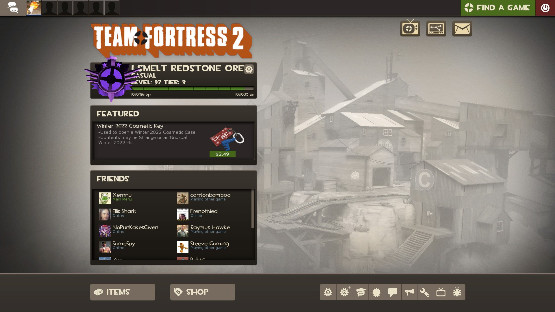 menu character portrait remover Mod for Team Fortress 2 | TF2 Mods