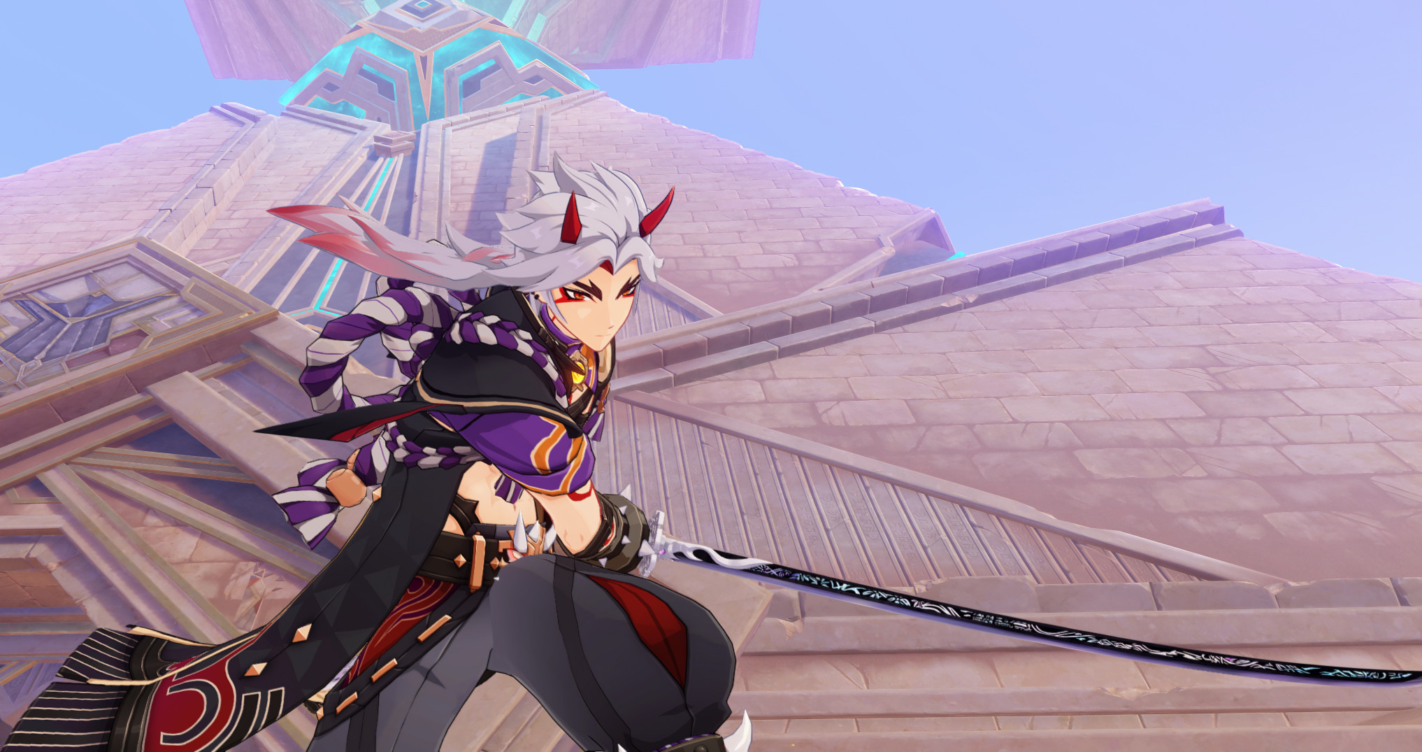 Shizuna's Odachi from Kuro no Kiseki Mod for Genshin Impact | GI Mods