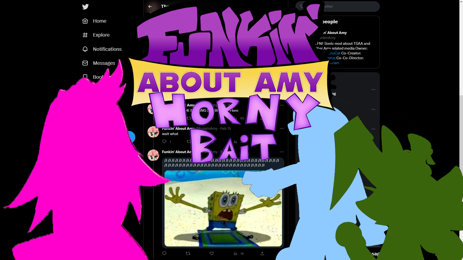 Funkin' About Amy Mod for Friday Night Funkin' | FNF Mods