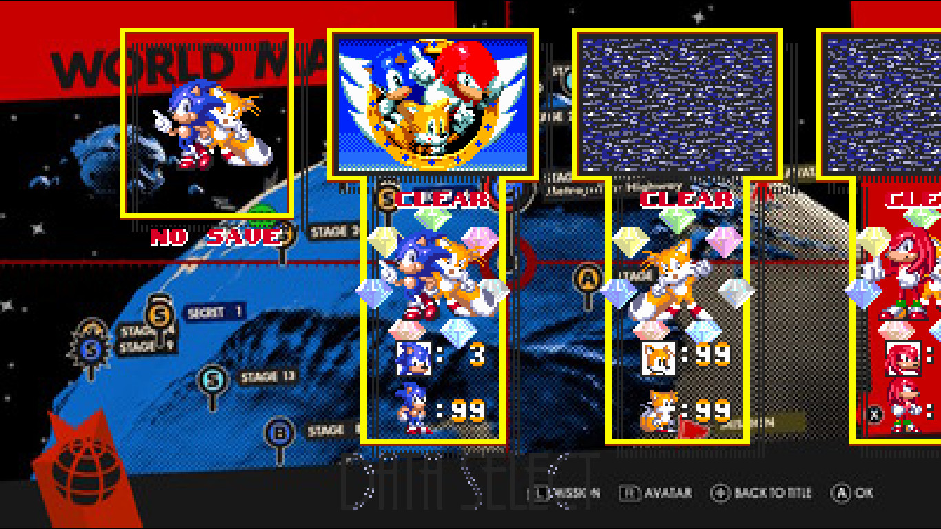 Sonic Forces: Episode Shadow "Data Select" Mod for Sonic 3 A.I.R ...