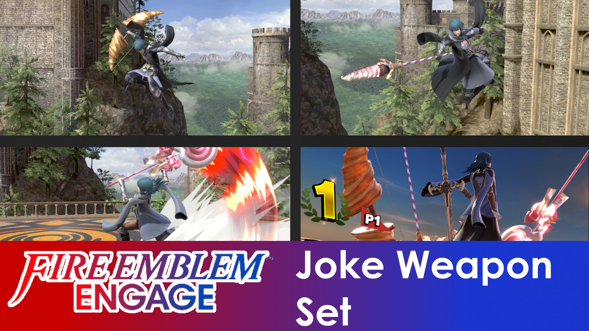 Fire Emblem Engage Joke Weapon Set Mod for Super Smash Bros. Ultimate ...