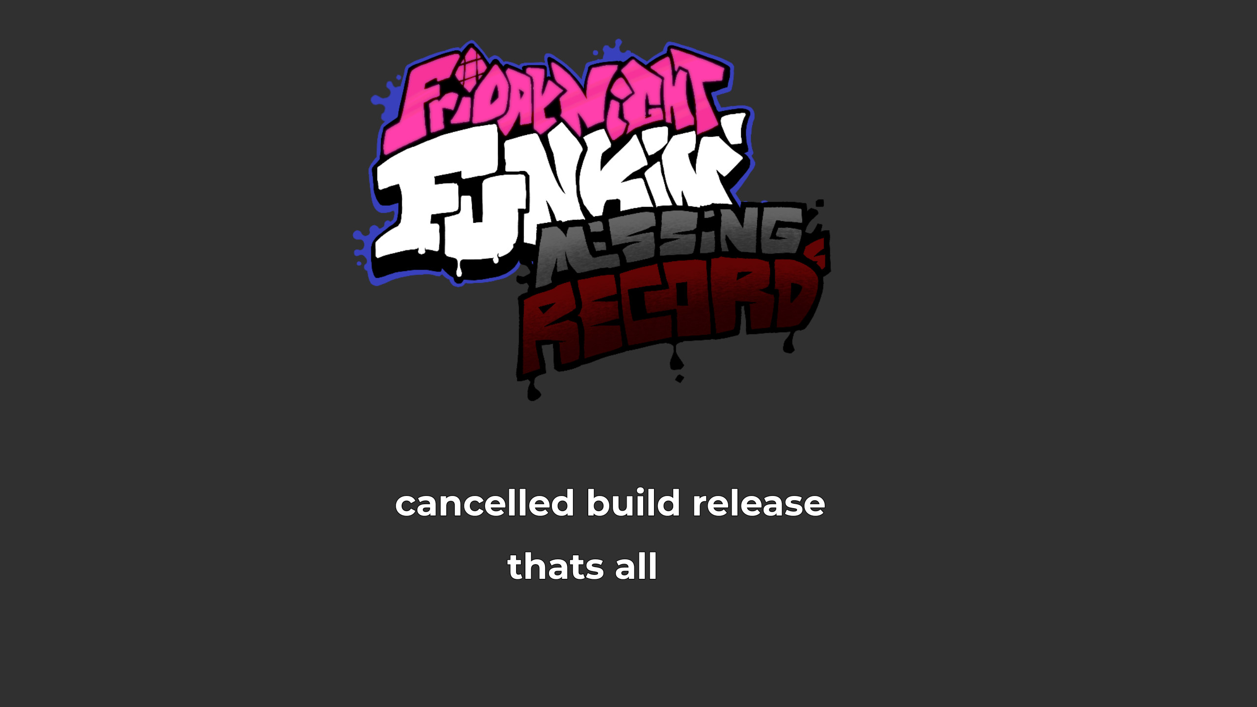 Missing Records V1 - CANNED BUILD RELEASE Mod for Friday Night Funkin ...