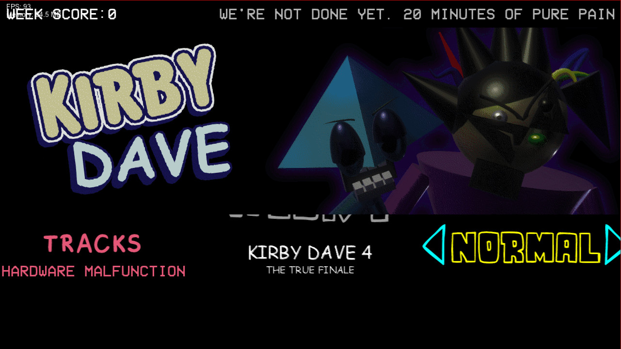 KIRBY DAVE V5 (APRIL FOOLS) [Friday Night Funkin'] [Mods]