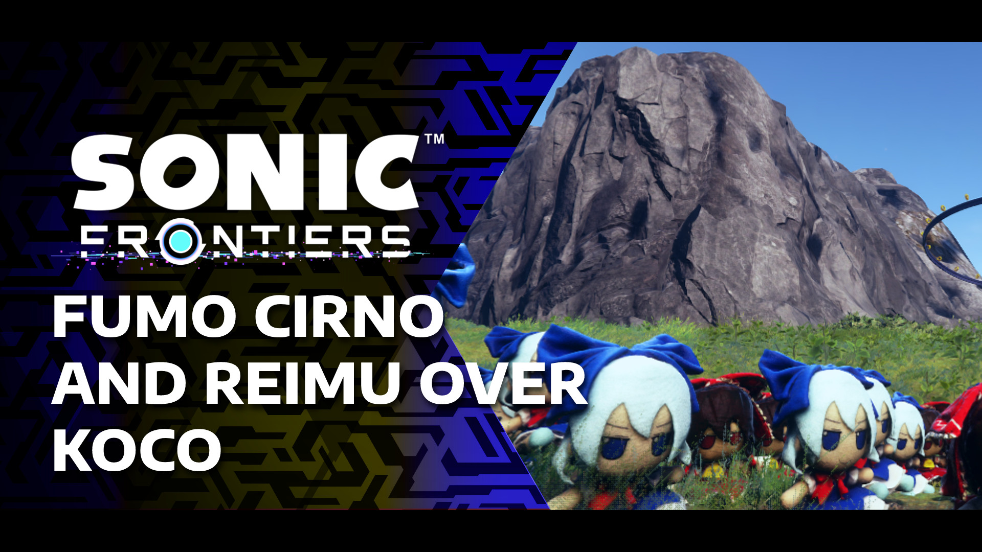 Fumo Cirno and Reimu Over Koco Mod for Sonic Frontiers | Frontiers Mods