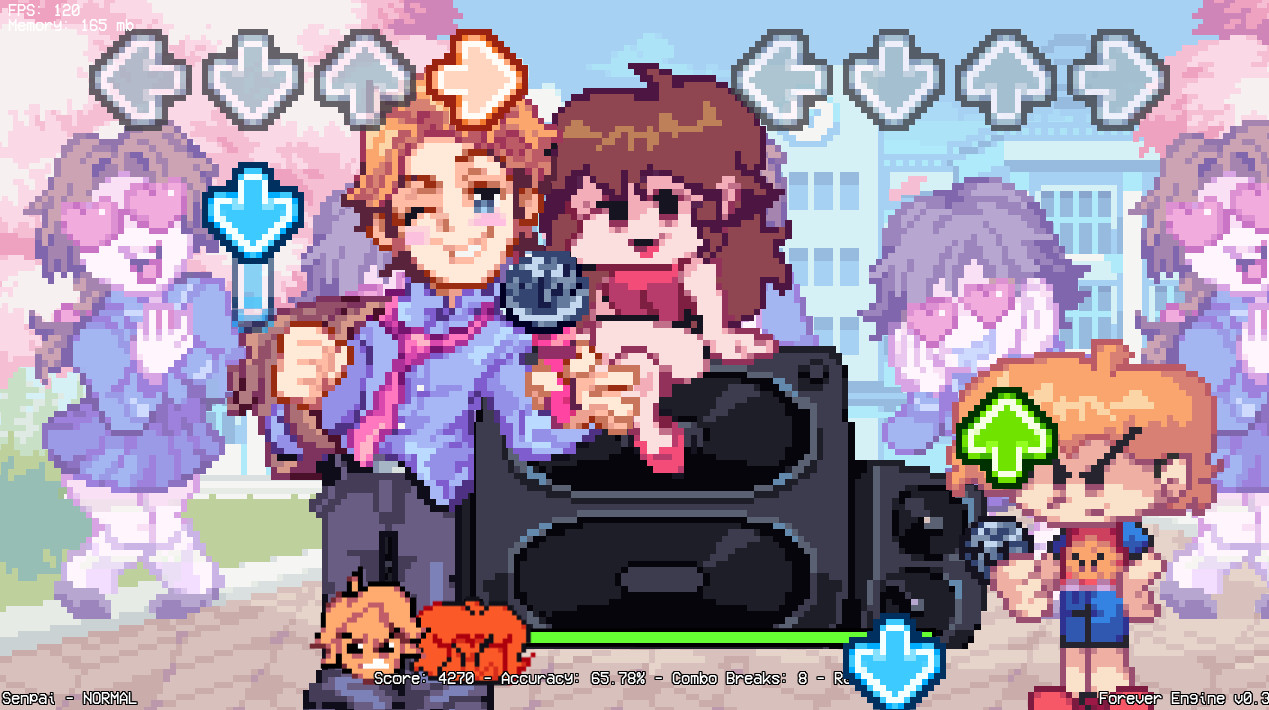 FNF pixel rafa over pixel bf DEMO Mod for Friday Night Funkin' | FNF Mods