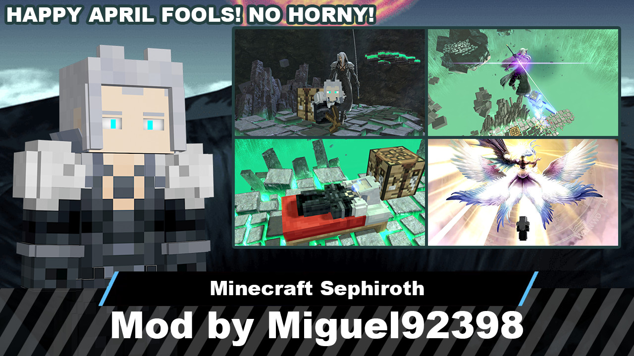 Minecraft Sephiroth Mod for Super Smash Bros. Ultimate | SSBU Mods