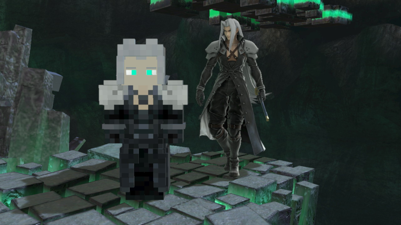 Minecraft Sephiroth Mod for Super Smash Bros. Ultimate | SSBU Mods