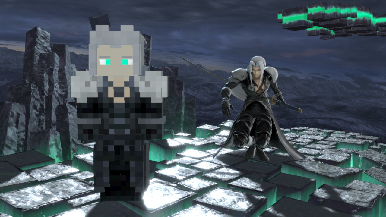 Minecraft Sephiroth Mod for Super Smash Bros. Ultimate | SSBU Mods