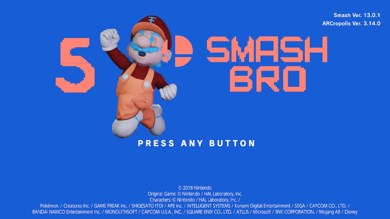 Grand Dad Title Screen Mod for Super Smash Bros. Ultimate | SSBU Mods