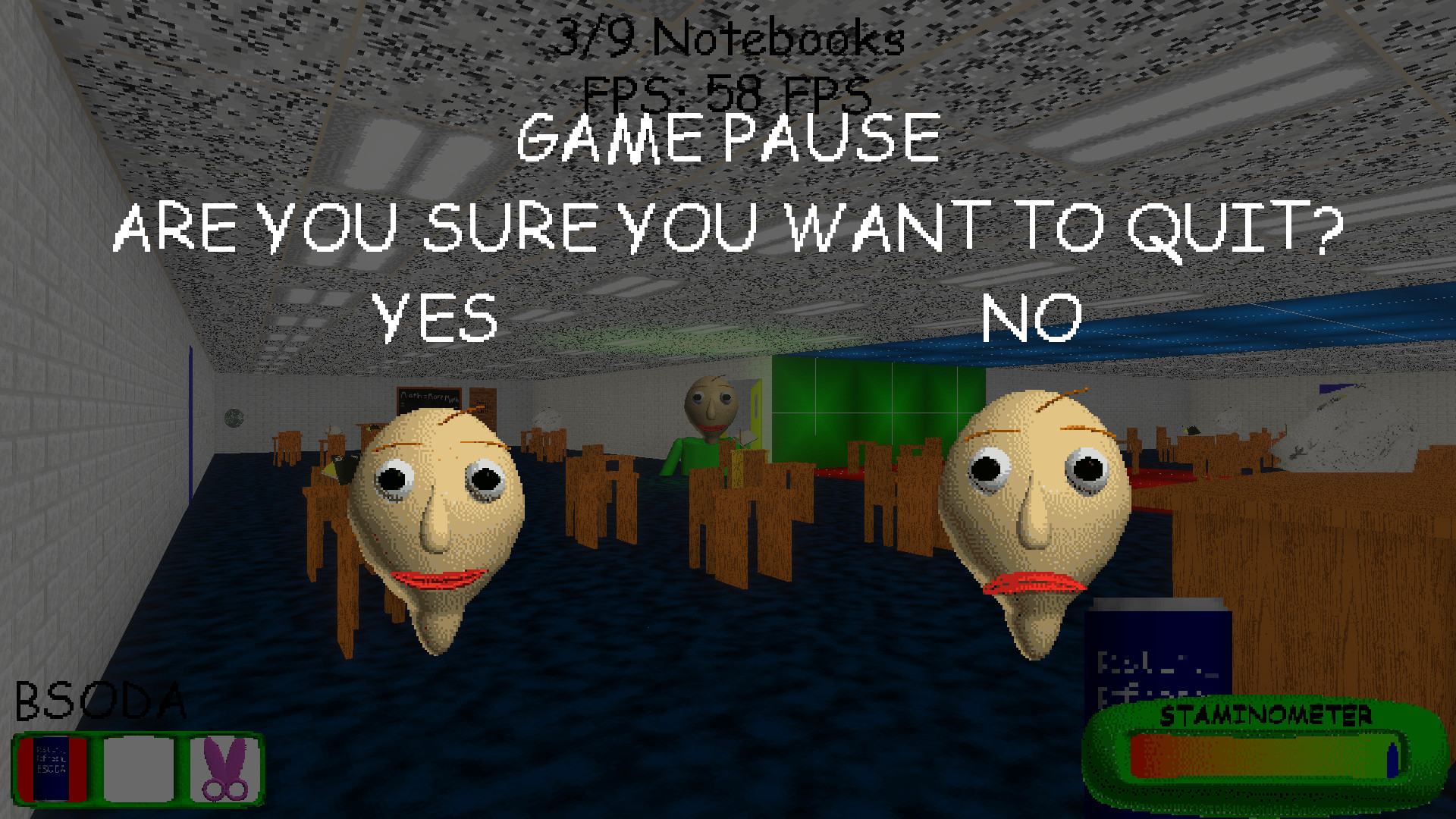 Oh no! Math takes over Baldi's school! [Joke Mod] [Baldi's Basics] [Mods]