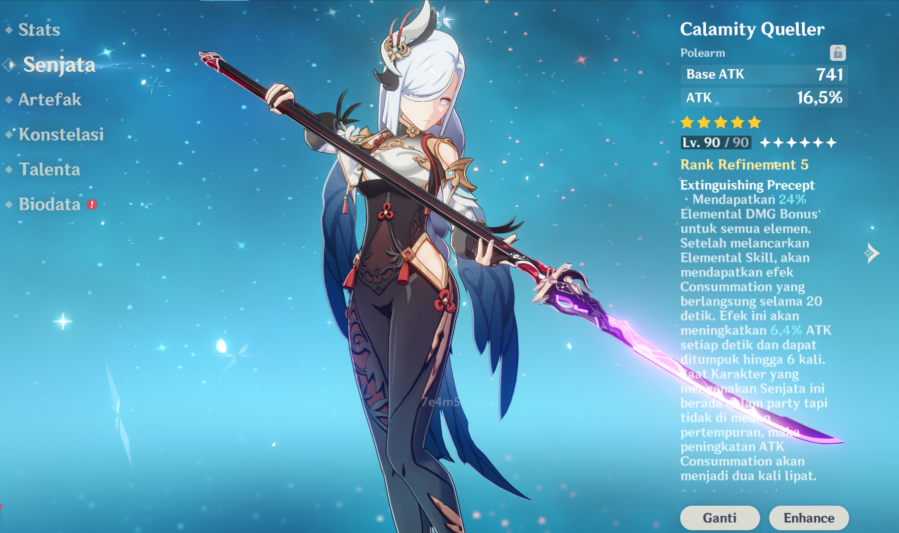 Domain of Sanction (HI3) over Calamity Queller Mod for Genshin Impact ...