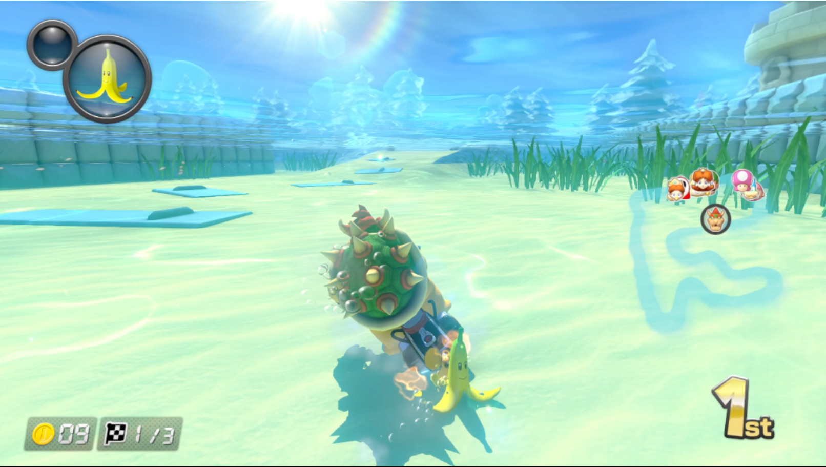 Donuts-Plains-3 snow pack [mario kart 8 deluxe] [Mario Kart 8 Deluxe ...