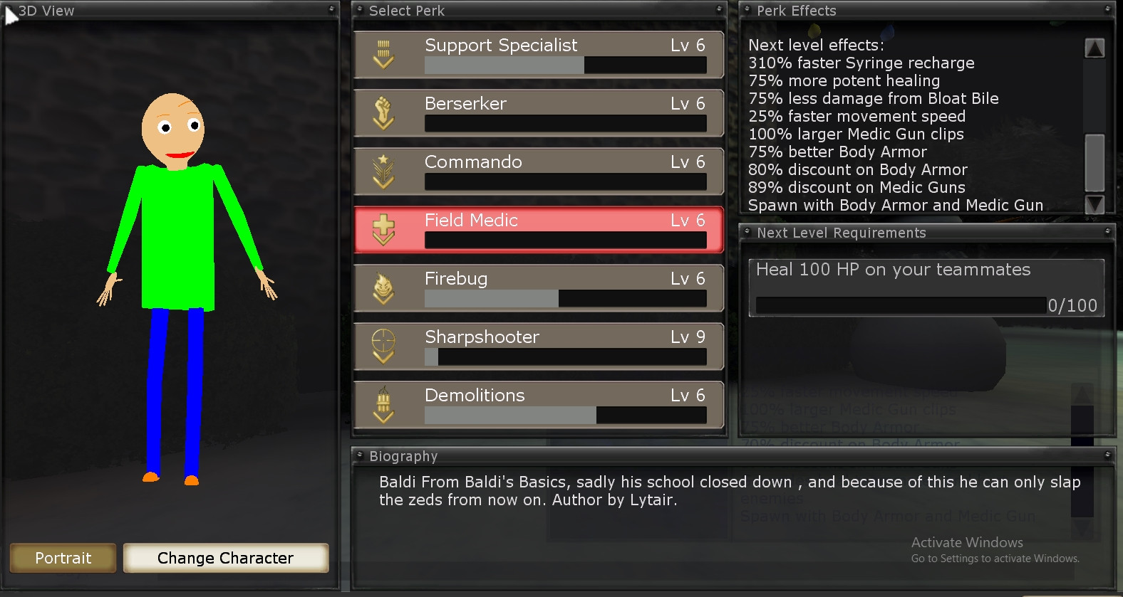 Baldi Mod for Killing Floor | KF Mods