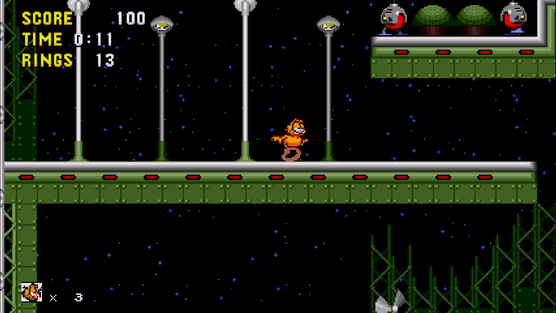 Garfield in Sonic 1 Forever Mod for Sonic the Hedgehog Forever | S1F Mods