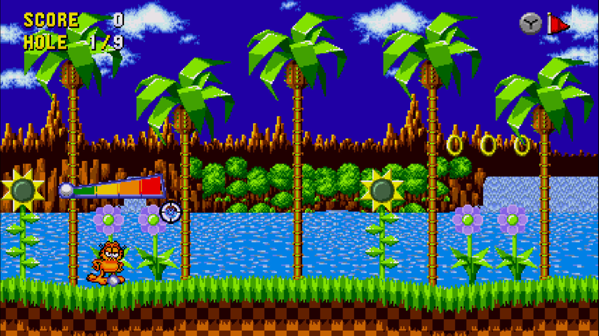 Garfield in Sonic 1 Forever Mod for Sonic the Hedgehog Forever | S1F Mods