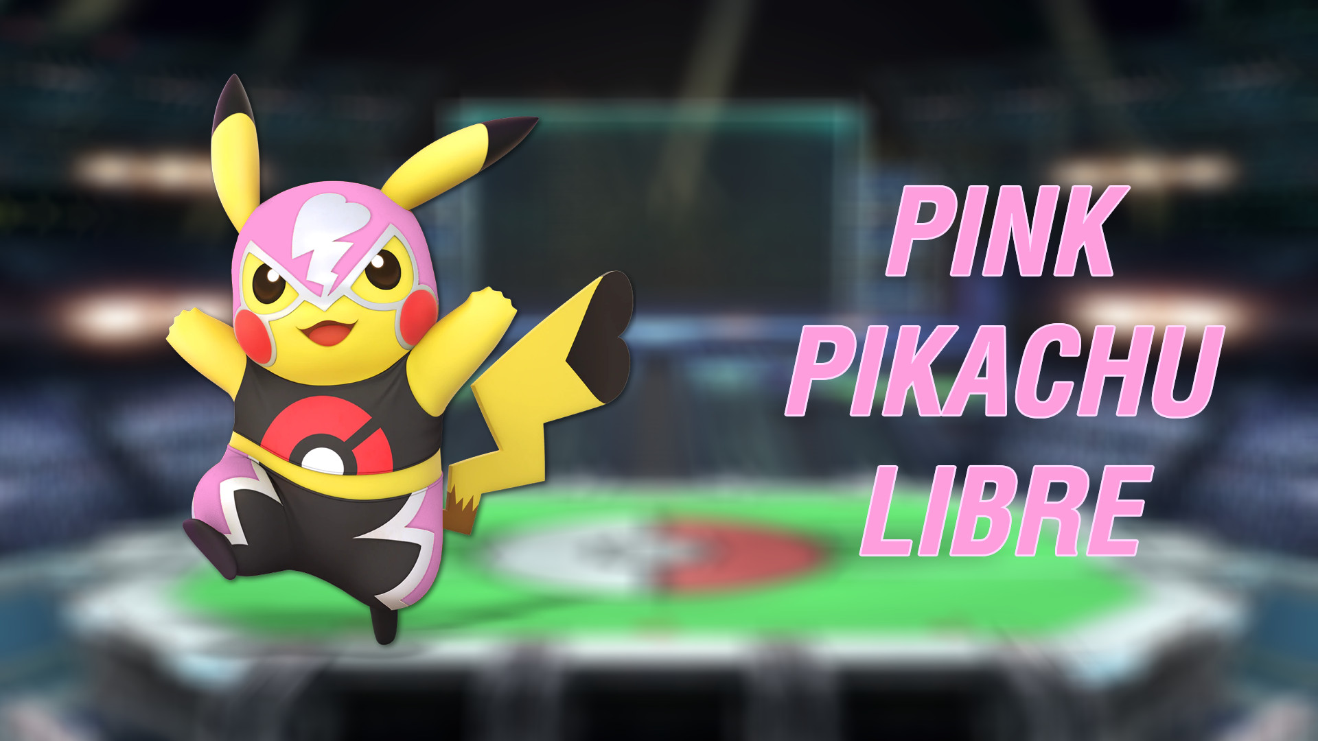 Pink Pikachu Libre c07 [Super Smash Bros. Ultimate] [Mods]