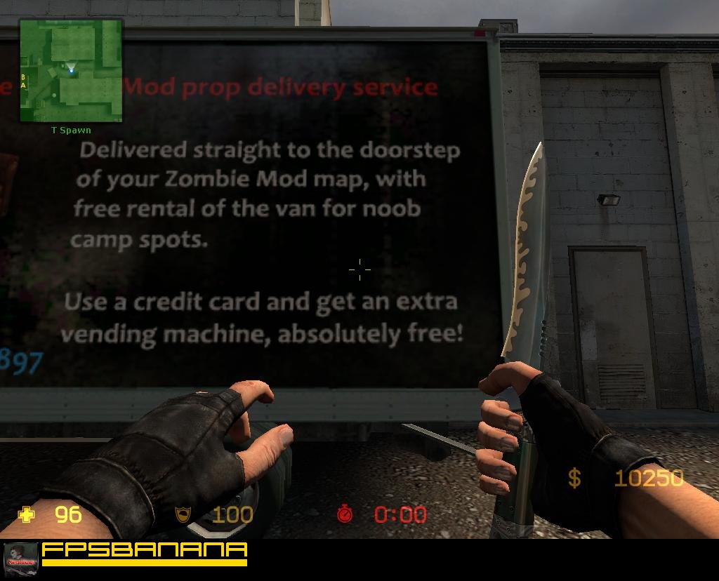 Prop delivery truck. [Counter-Strike: Source] [Mods]