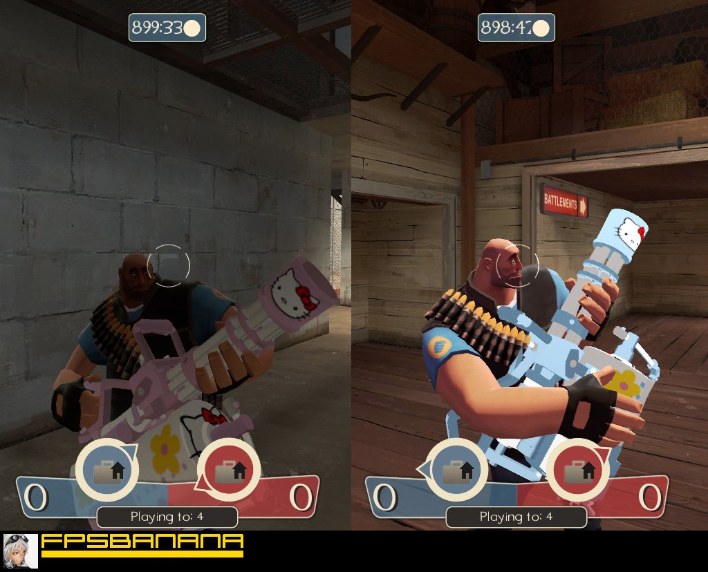 Hello Kitty Minigun Mod for Team Fortress 2 | TF2 Mods
