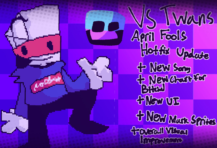 FNF ourple guy gay-sides :: VS TWANS (april fools) Mod for Friday Night ...