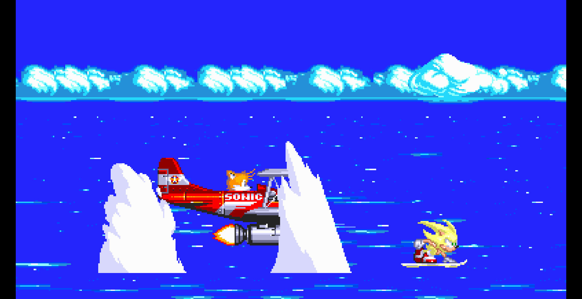 Snowboarding Sonic (Escape From The Island) Mod for Sonic 3 A.I.R ...