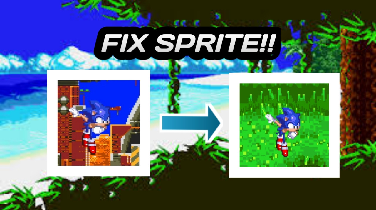Replace Falling Sonic Sprite Mod for Sonic 3 A.I.R. | S3AIR Mods
