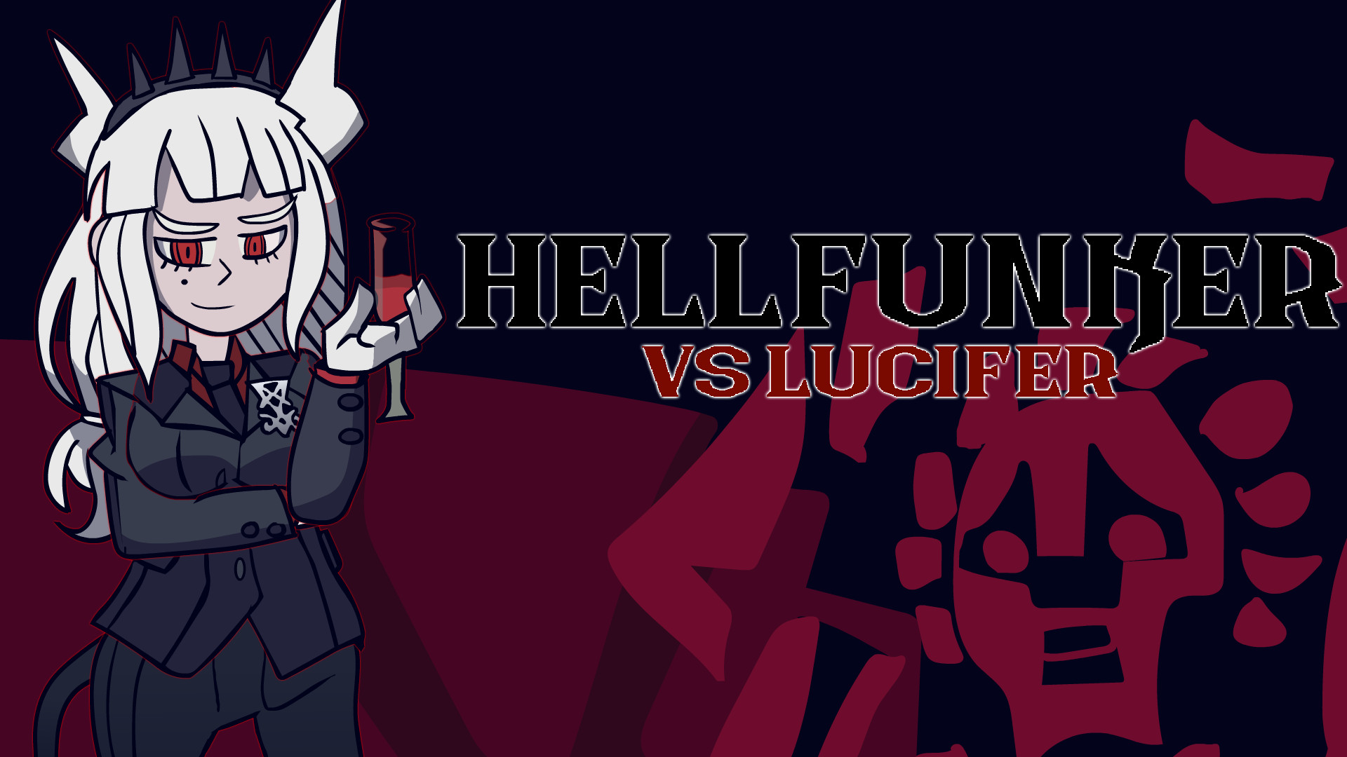 Hellfunker VS Lucifer Mod for Friday Night Funkin' | FNF Mods