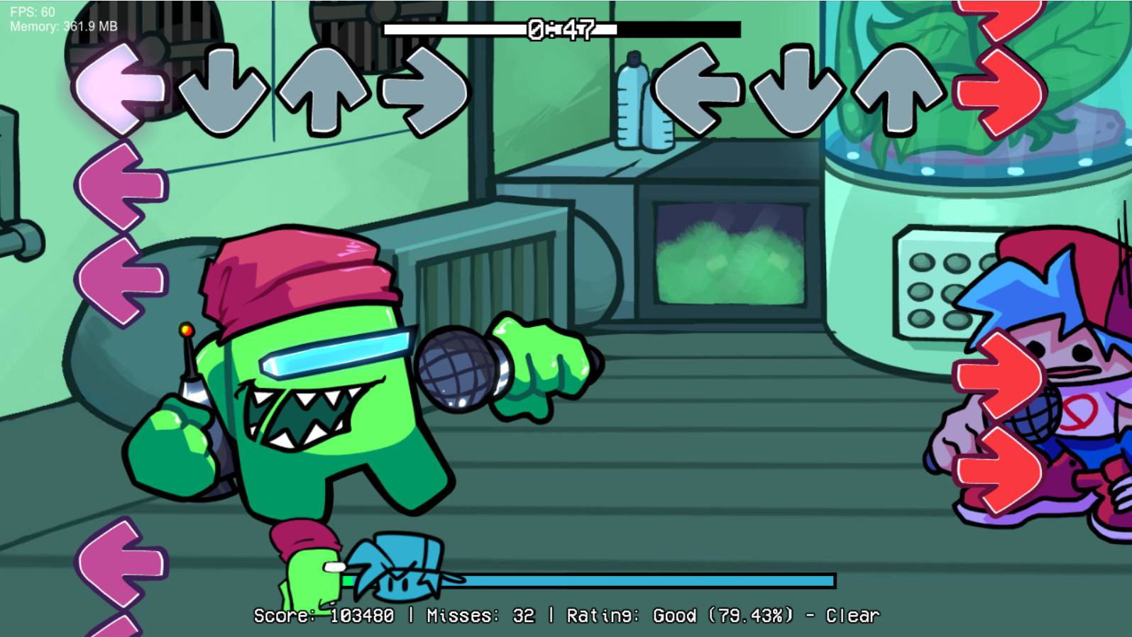 Lime Impostor Psych Port Mod for Friday Night Funkin' | FNF Mods