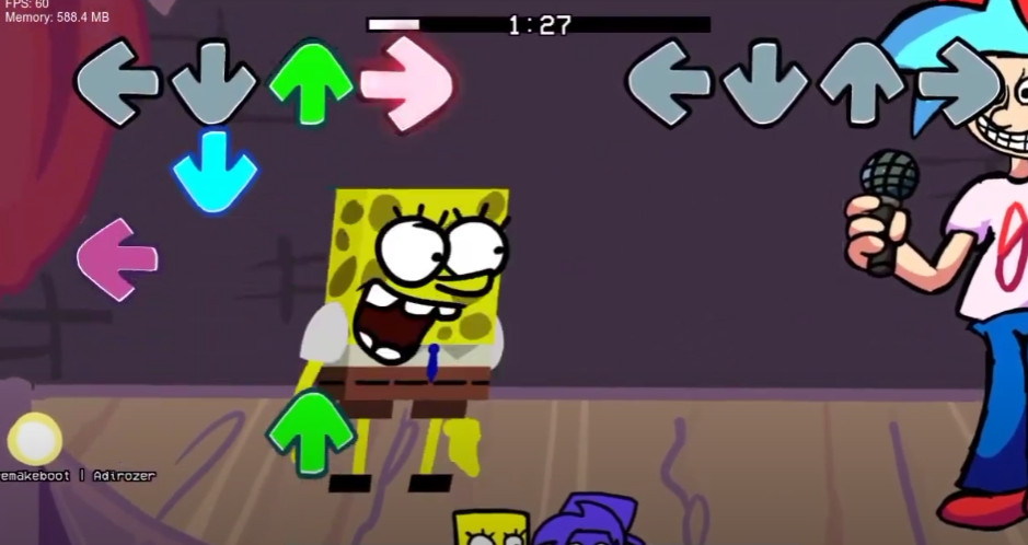 Squarebob and Patrice reskin -Spongebob Parodies Mod for Friday Night ...