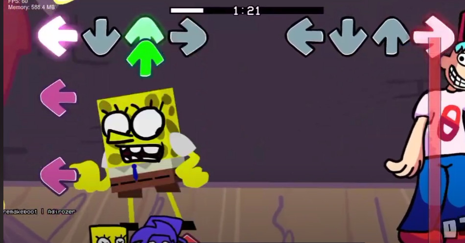 Squarebob and Patrice reskin -Spongebob Parodies Mod for Friday Night ...