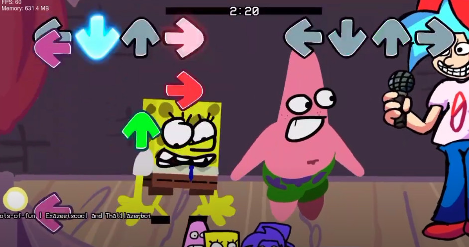 Squarebob and Patrice reskin -Spongebob Parodies Mod for Friday Night ...