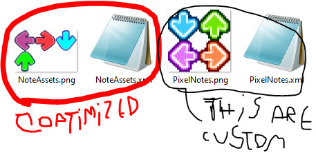 Arrows Attack Script But Optimized (+ Pixel Notes) Mod for Friday Night ...