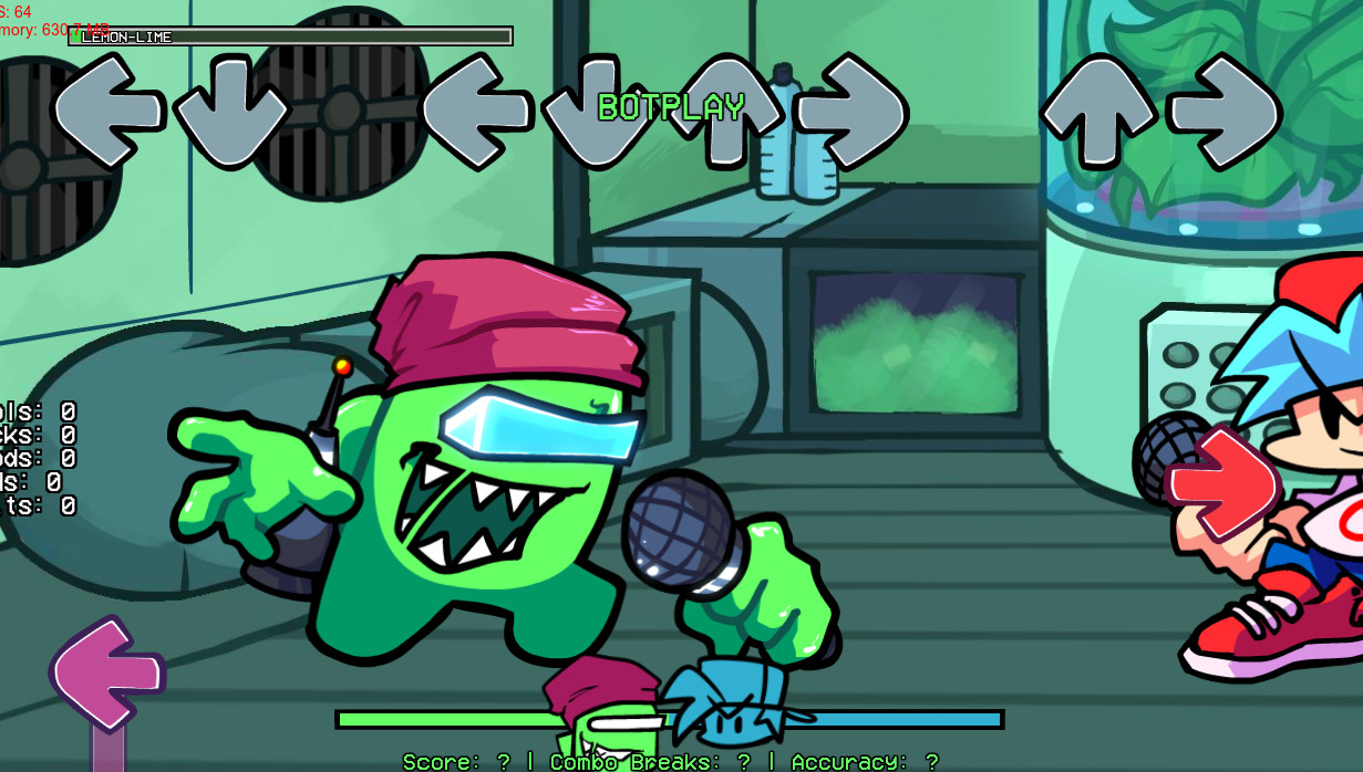 Lime Green UMM/Psych engine port [Friday Night Funkin'] [Mods]