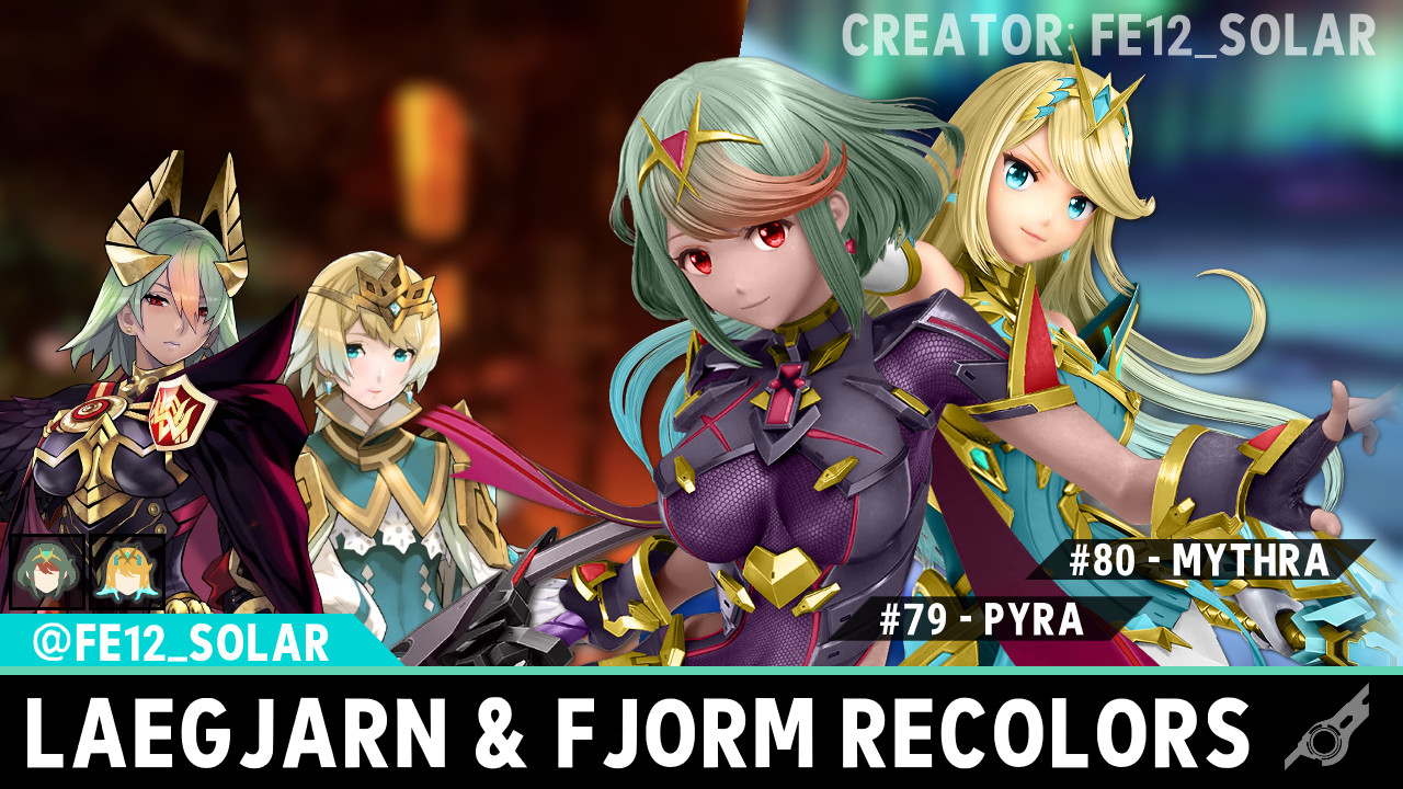 Pyra & Mythra - Laegjarn & Fjorm Recolor [Super Smash Bros. Ultimate ...