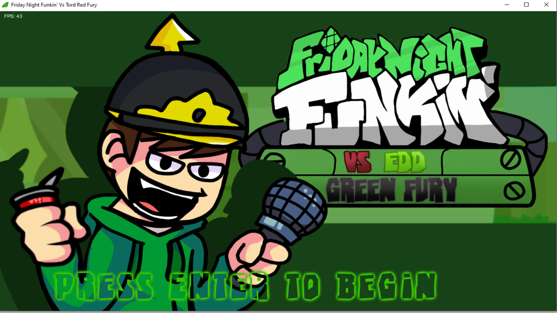VS Edd Red fury remaster Mod for Friday Night Funkin' | FNF Mods