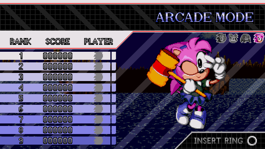 Edge Amy in Sonic 1 Forever Mod for Sonic the Hedgehog Forever | S1F Mods