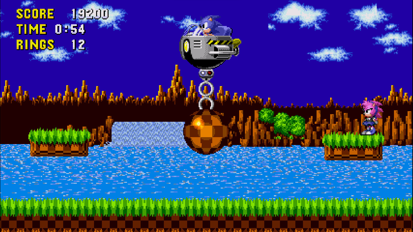 Edge Amy in Sonic 1 Forever Mod for Sonic the Hedgehog Forever | S1F Mods