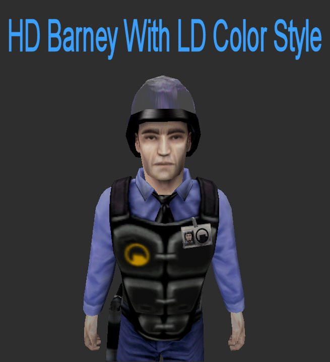 HD Barney with LD Color Style Mod for Half-Life | HL Mods
