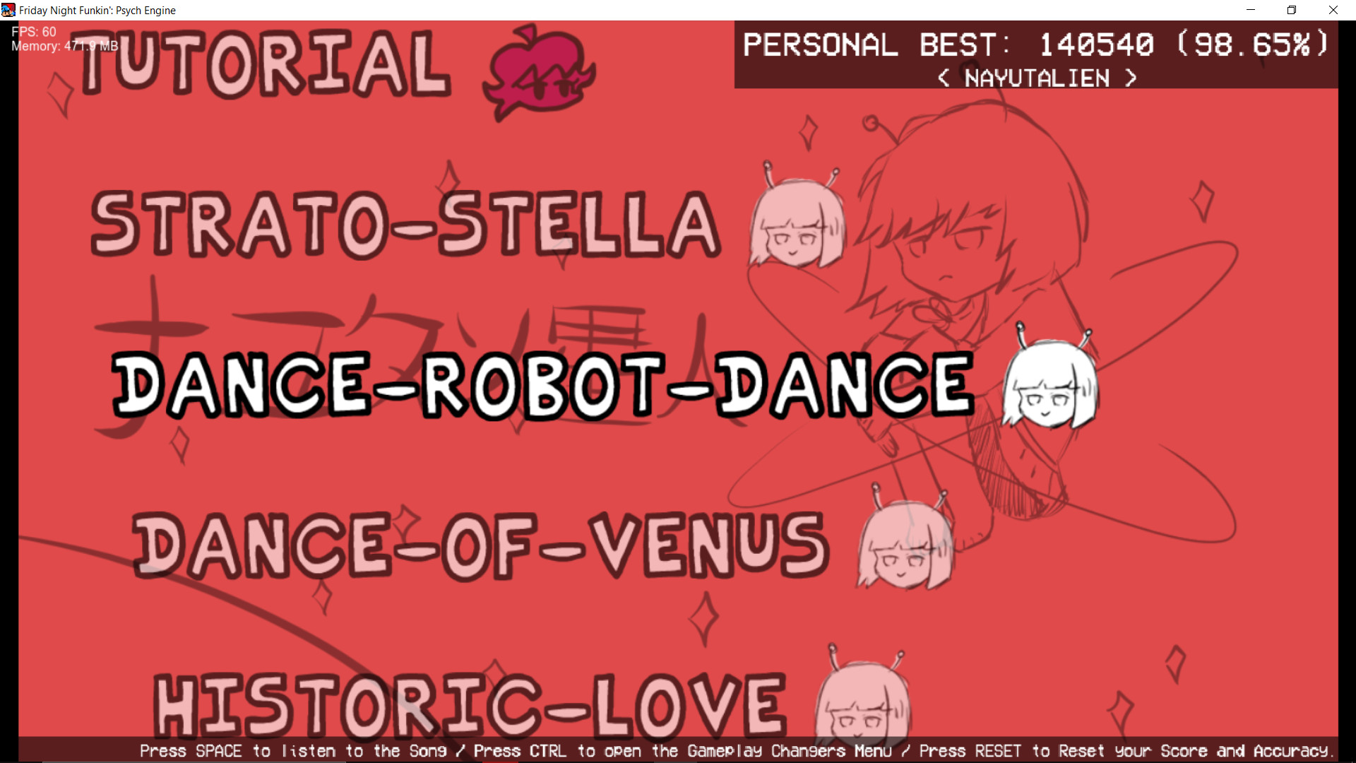 Nayutalien in Friday Night Funkin' Mod for Friday Night Funkin' | FNF Mods