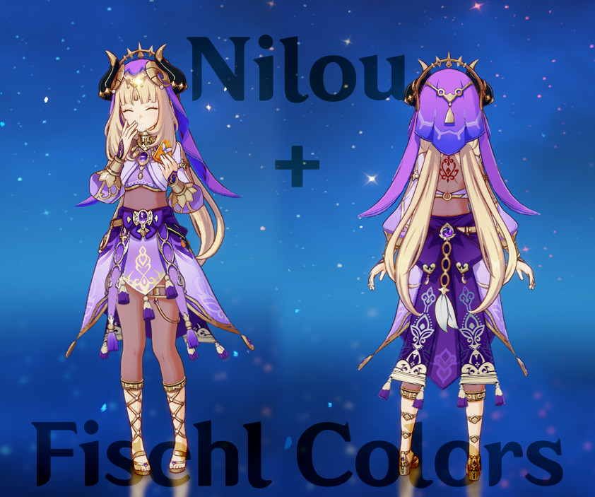 Nilou but Fischl Colors Mod for Genshin Impact | GI Mods