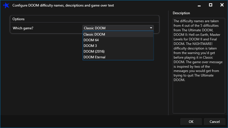 DOOM Difficulty names, descriptions and Game Overs Mod for Sonic ...